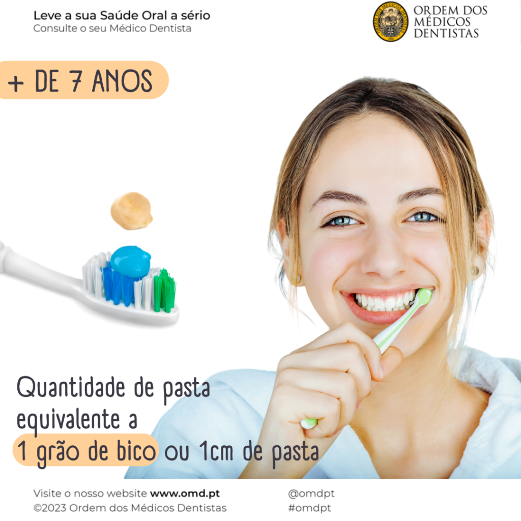 Qual é a quantidade de pasta de dentes recomendada? - Ordem dos Médicos ...